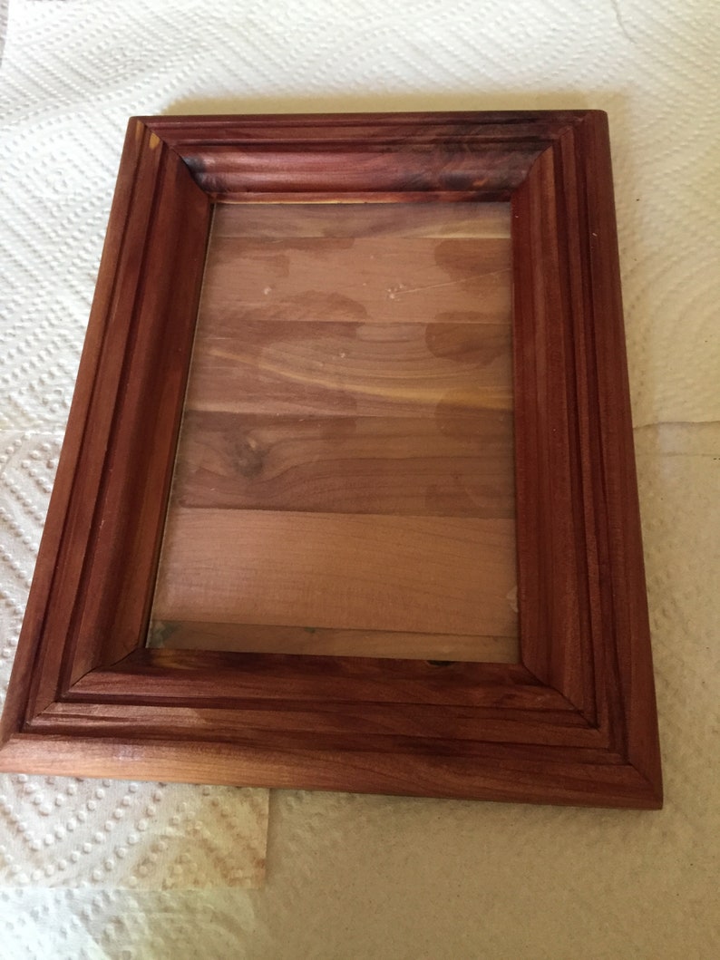 Handmade 4x6 Cedar Picture Frame - Etsy