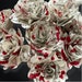 Vampire Paper Book Flowers, Vampire Decor, Dracula Paper Roses, Red ...
