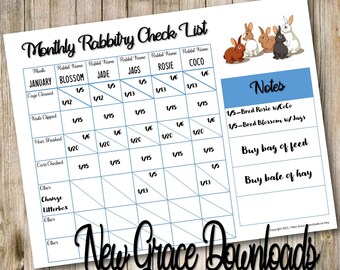 Rabbit Pedigree Template - Etsy