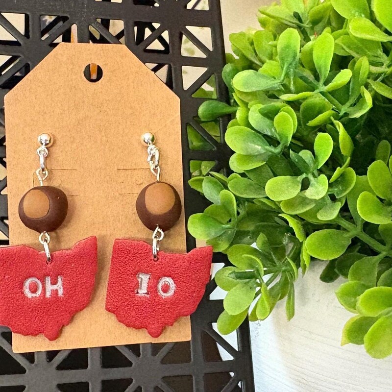 Ohio State Earrings - Etsy