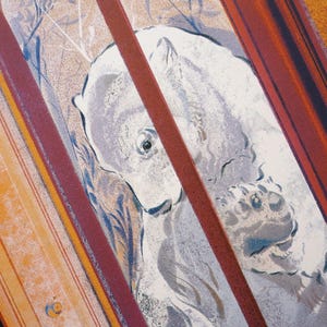 The Bear, A2 Screenprint, Children's Book Illustration - Etsy