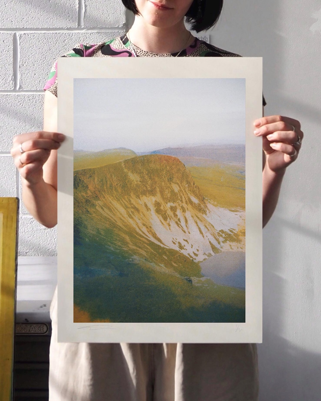 Cader Idris, A3 Screenprint, Landscape & Mountain Photography - Etsy