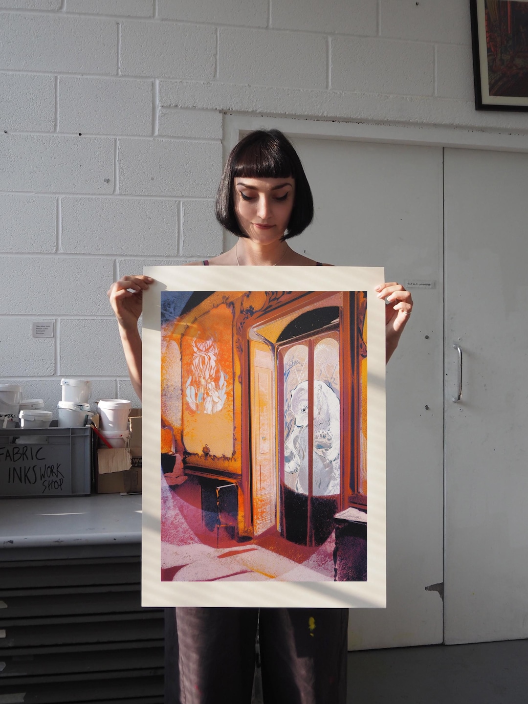 The Bear, A2 Screenprint, Children's Book Illustration - Etsy