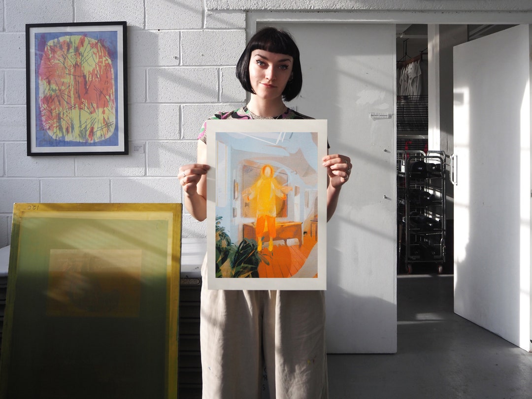 Kettle's Yard (sunflower Variation), A3 Screenprint, Interior ...