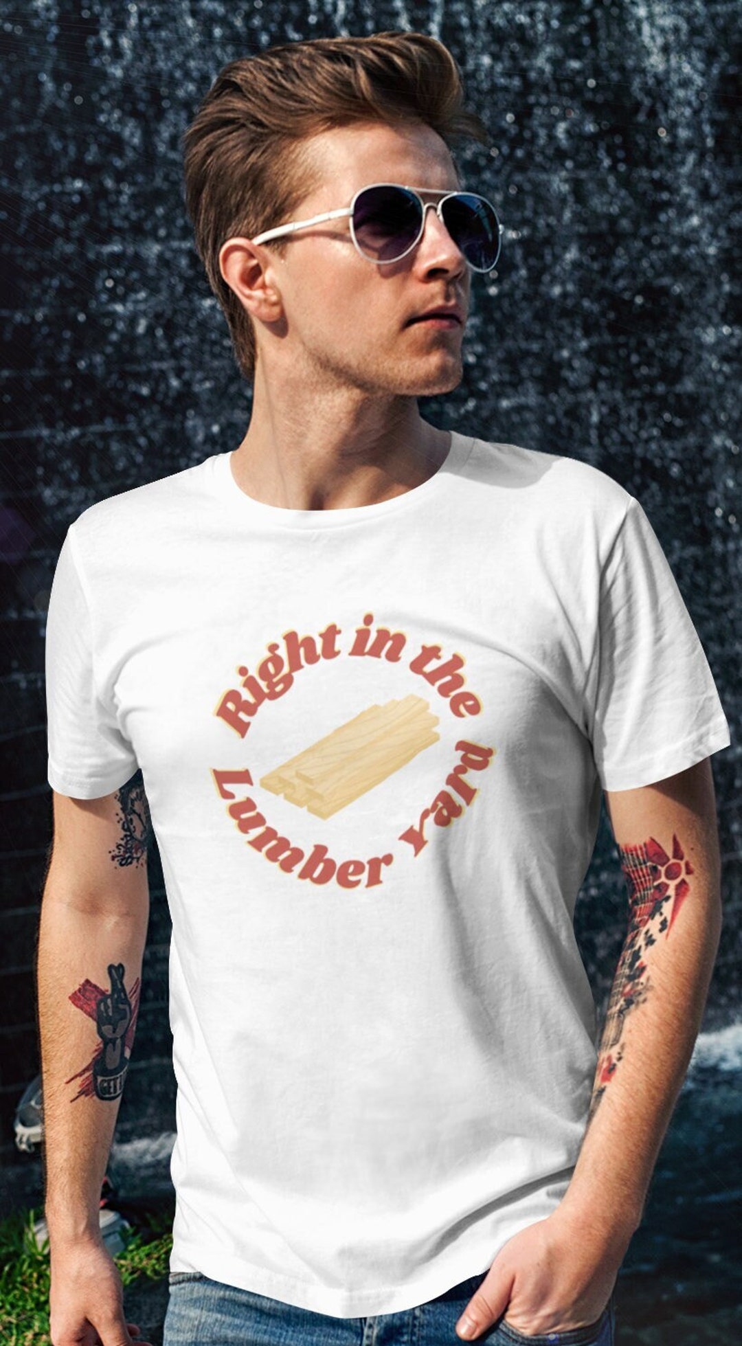 Right in the Lumber Yard Golf T-shirt, Caddyshack, Danny Noonan, Ty ...