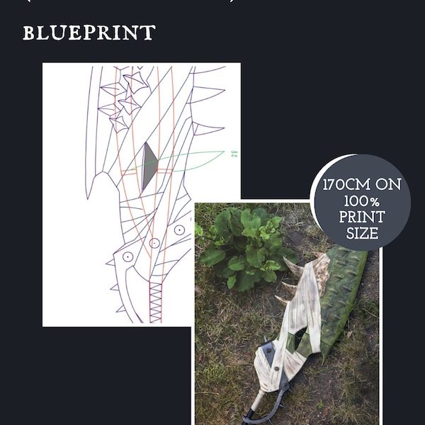 Monster Hunter Cosplay Sword - Etsy