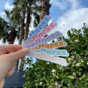Wellness Sticker | Fitness Stickers for Her Laptop Decal Health is ...