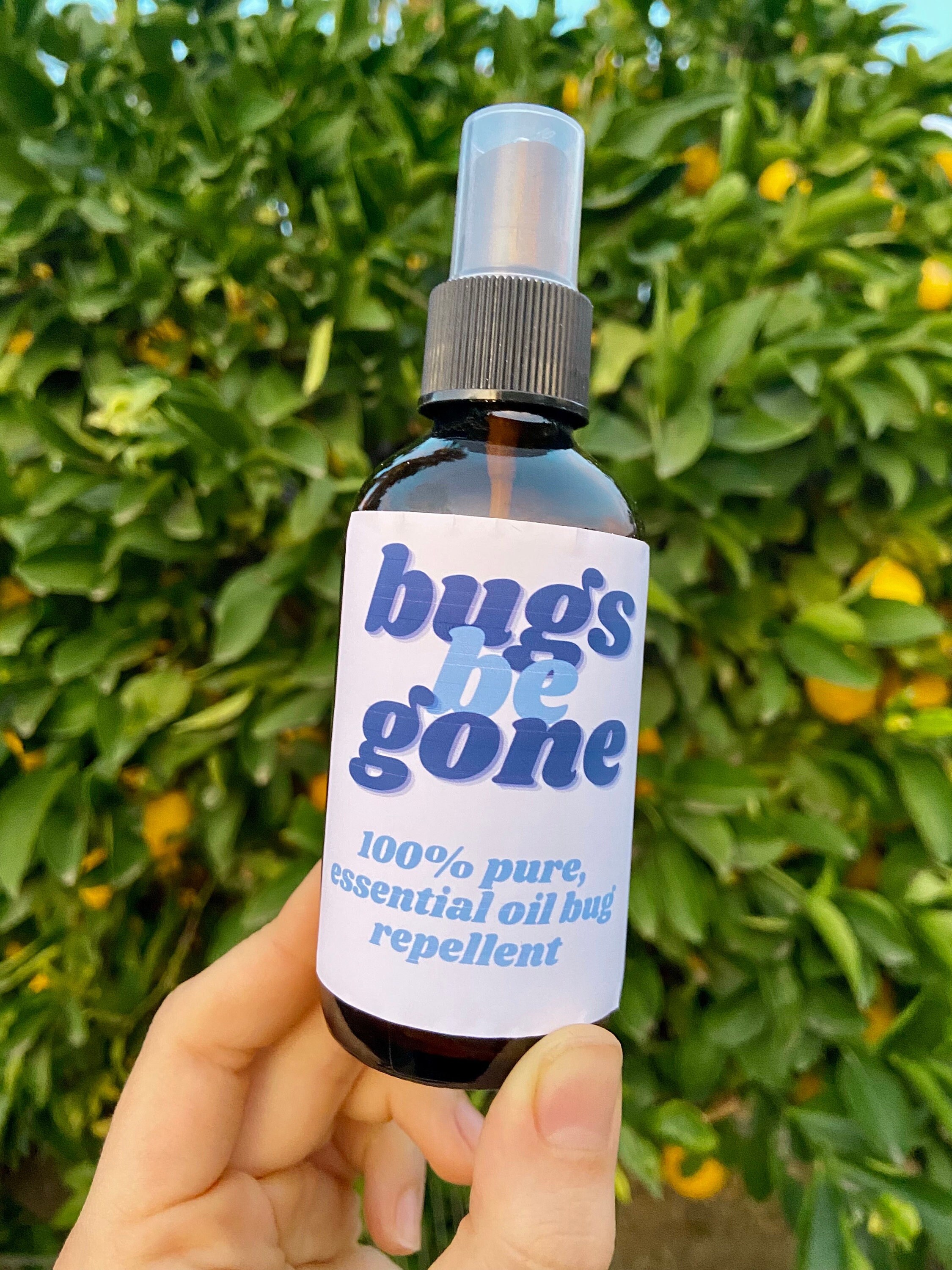 Natural Bug Spray Essential Oil Nontoxic Insect Spray All Natural ...