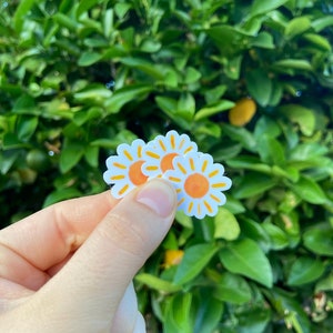 Tiny Sun Sticker | Sunshine Sticker Small Flower Sticker Waterbottle ...