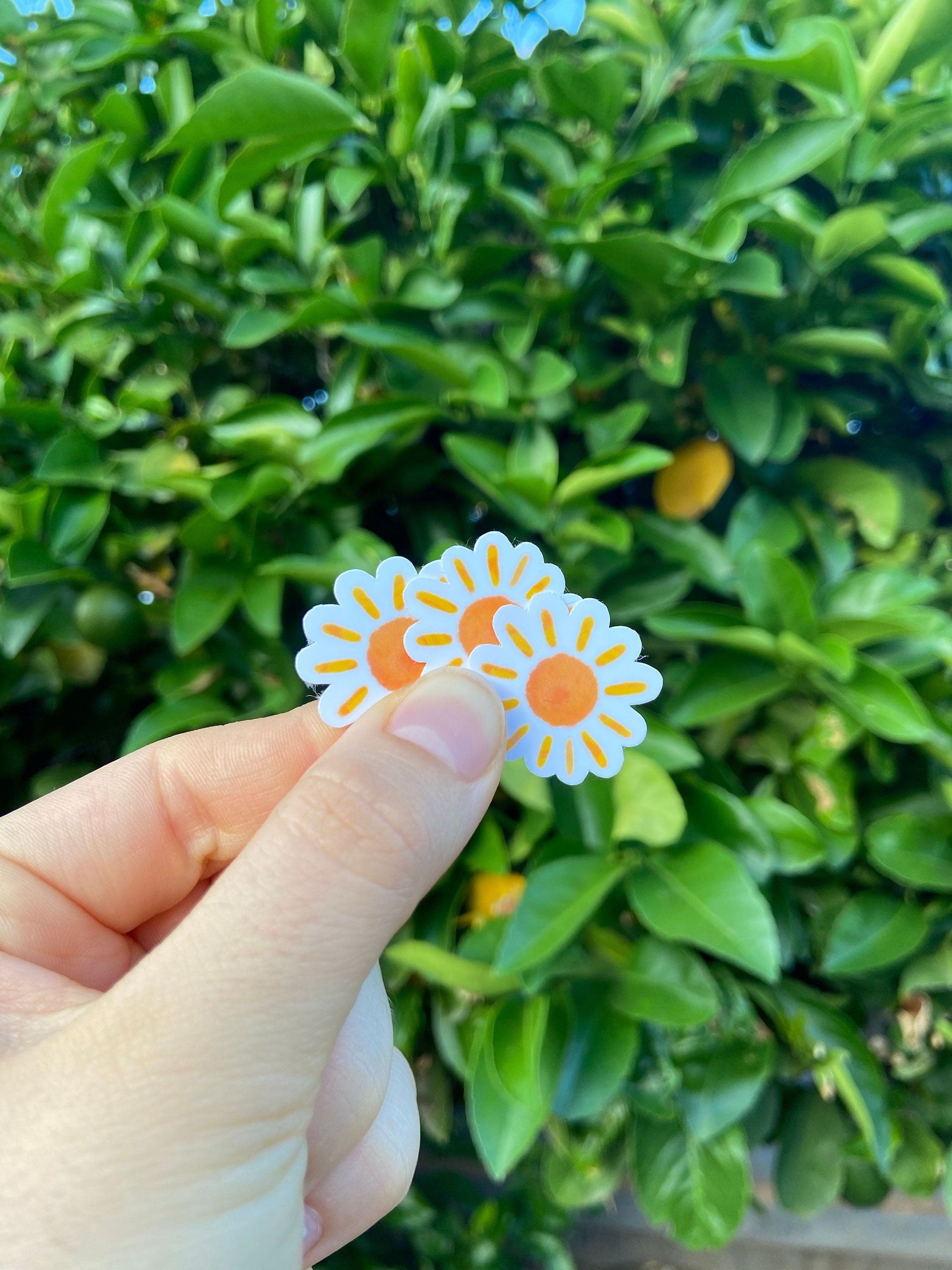 Tiny Sun Sticker Sunshine Sticker Small Flower Sticker Waterbottle ...