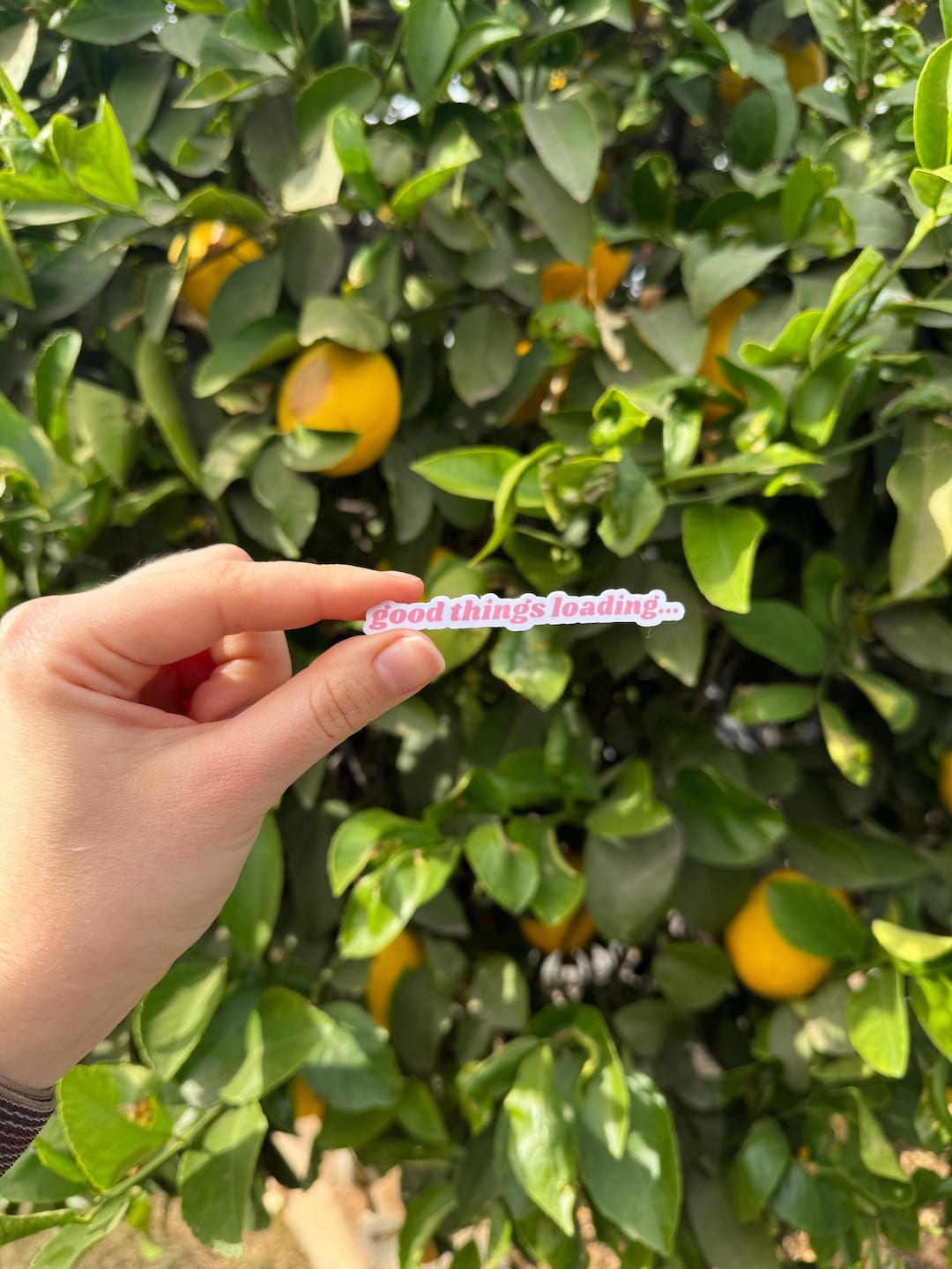 Good Things Loading Sticker | Tiny Decal Small Cute Pink in Progress ...