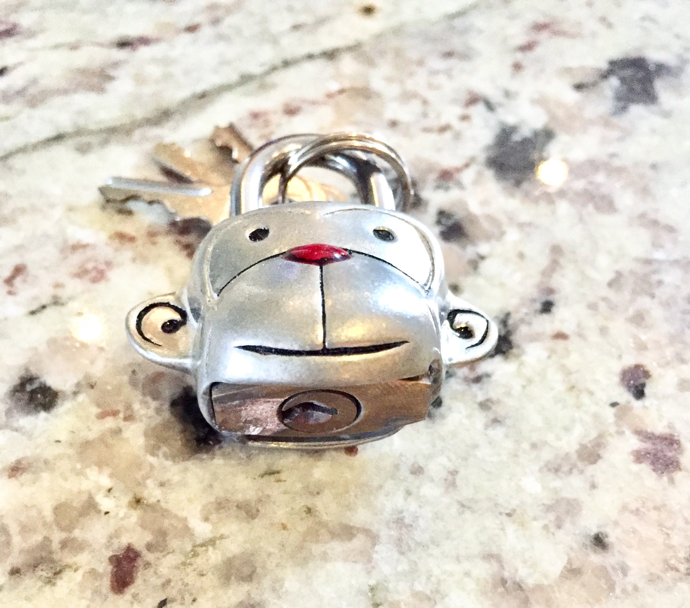 Handmade, Pewter, Monkey, Padlock, Charm, Luggage Lock, School Locker ...