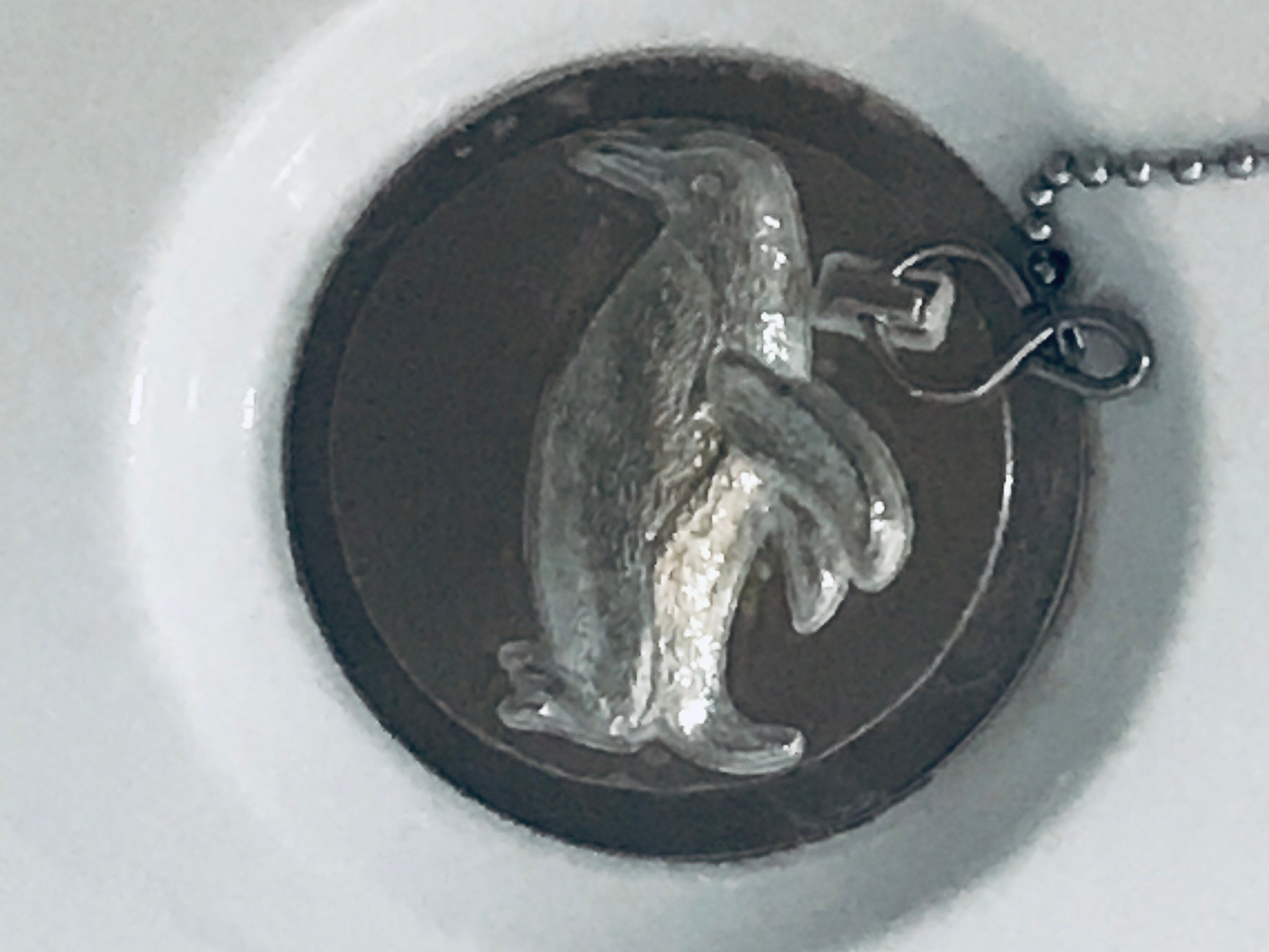 Handmade Penguin Pewter Decorative Bath and Basin Plugs/drain Stoppers ...