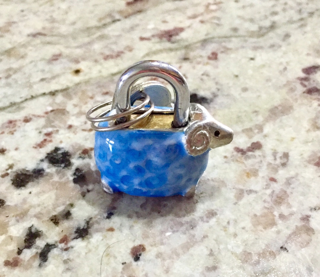 Handmade Pewter Sheep Padlock: Novelty Locker Lock With Keys - Etsy