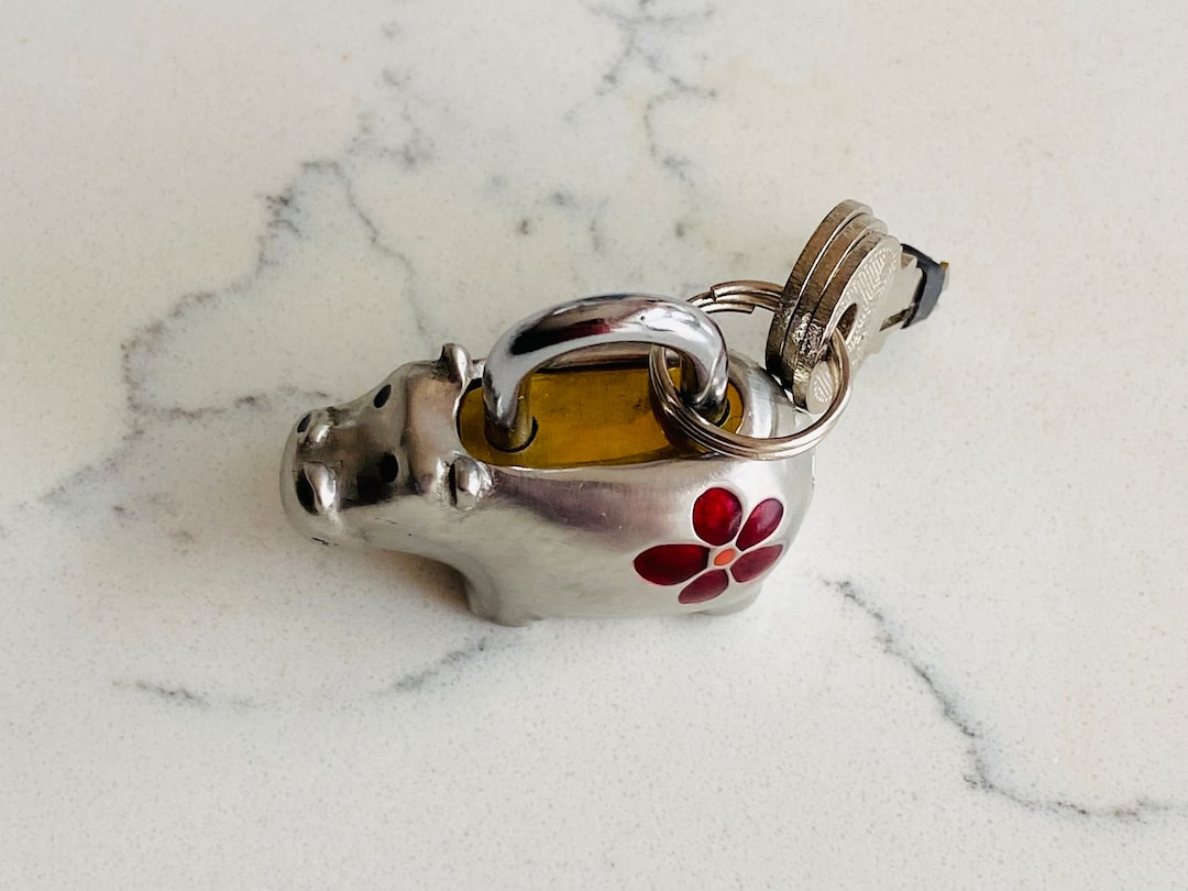 Handmade, Hippo Handbag, Padlock, Charm, Luggage Lock, School Locker ...