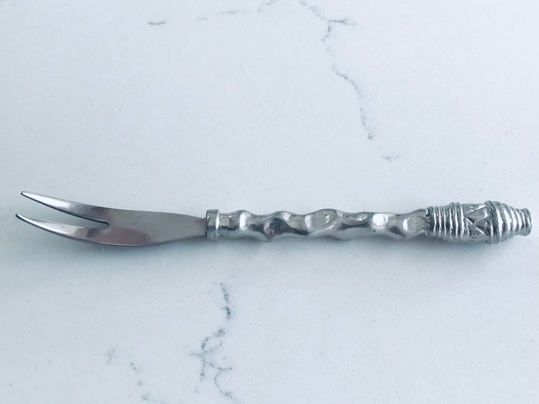 Handmade, Pewter, Olive Fork, Unique, Design, Wedding, Anniversary ...