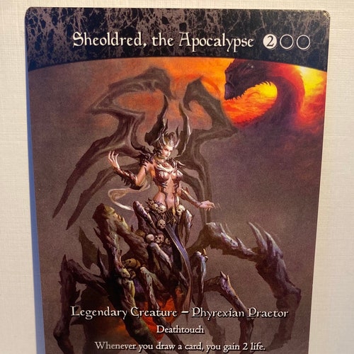 Sheoldred the Apocalypse custom Card Alternate Full Art - Etsy