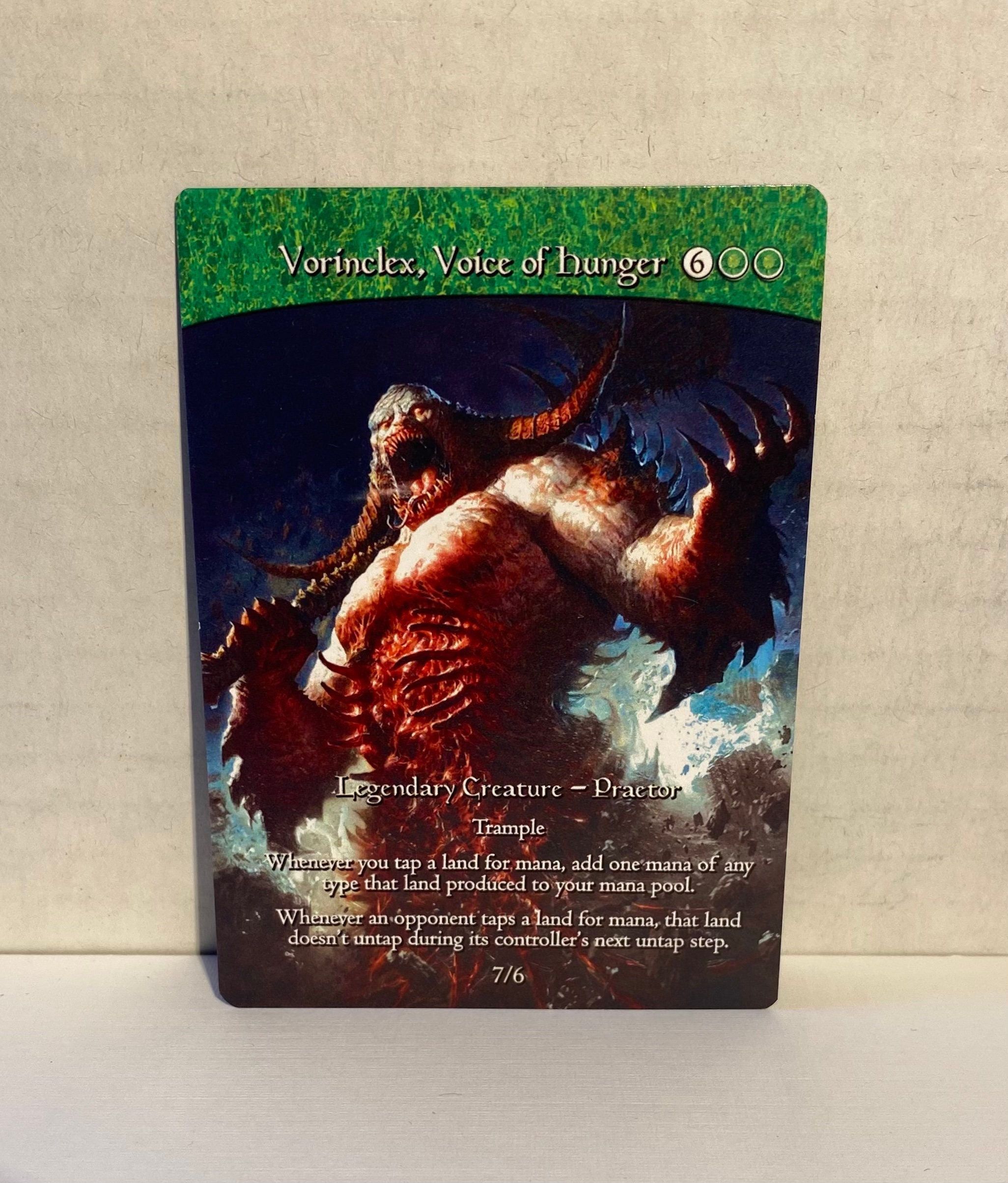 Vorinclex Voice of Hunger custom Card Alternate Full Art - Etsy