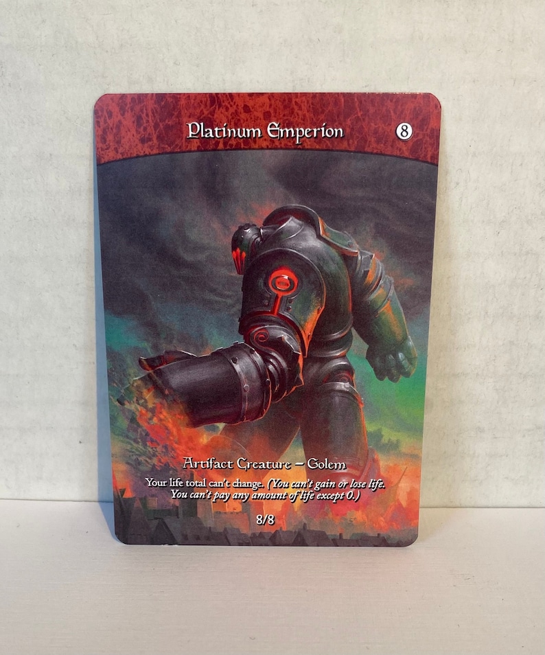 Platinum Emperion (custom Card Alternate Full Art) - Etsy