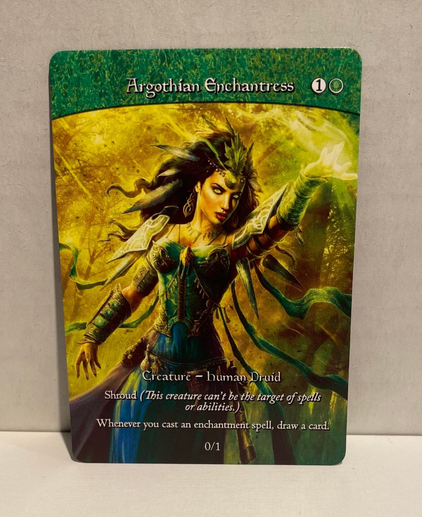 Argothian Enchantress custom Card Alternate Full Art - Etsy