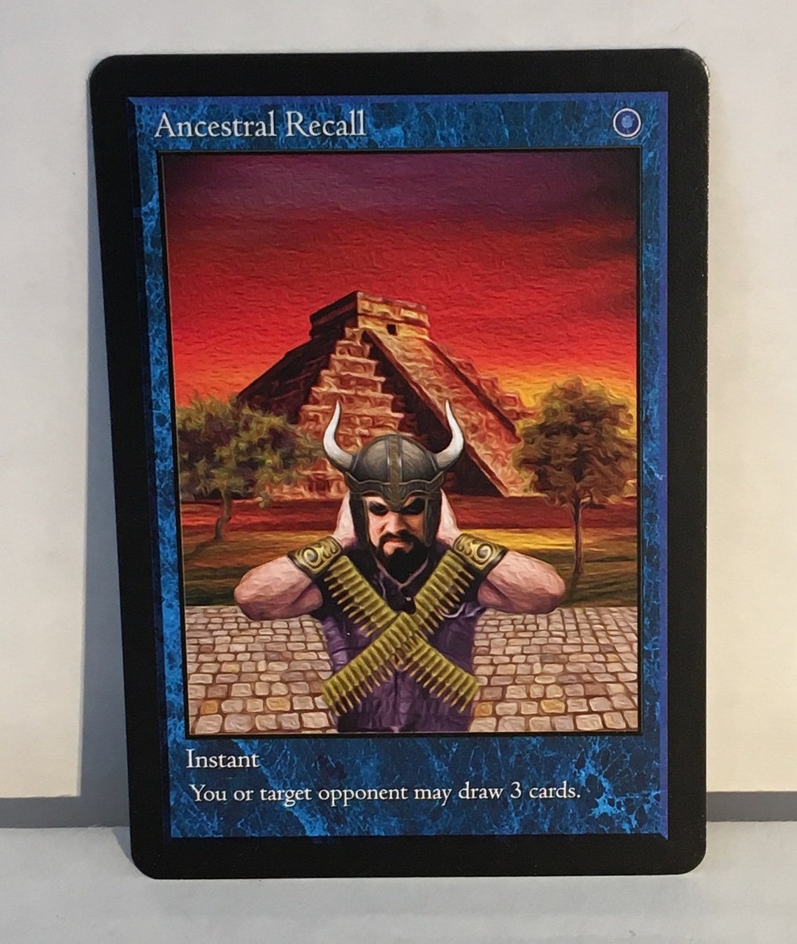 Ancestral Recall Custom Card Altered Art - Etsy