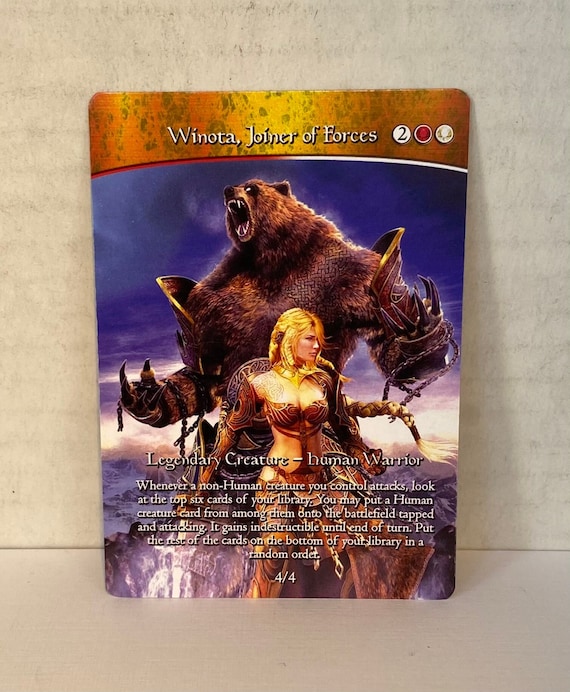 Winota Joiner of Forces custom Card Alternate Full Art - Etsy