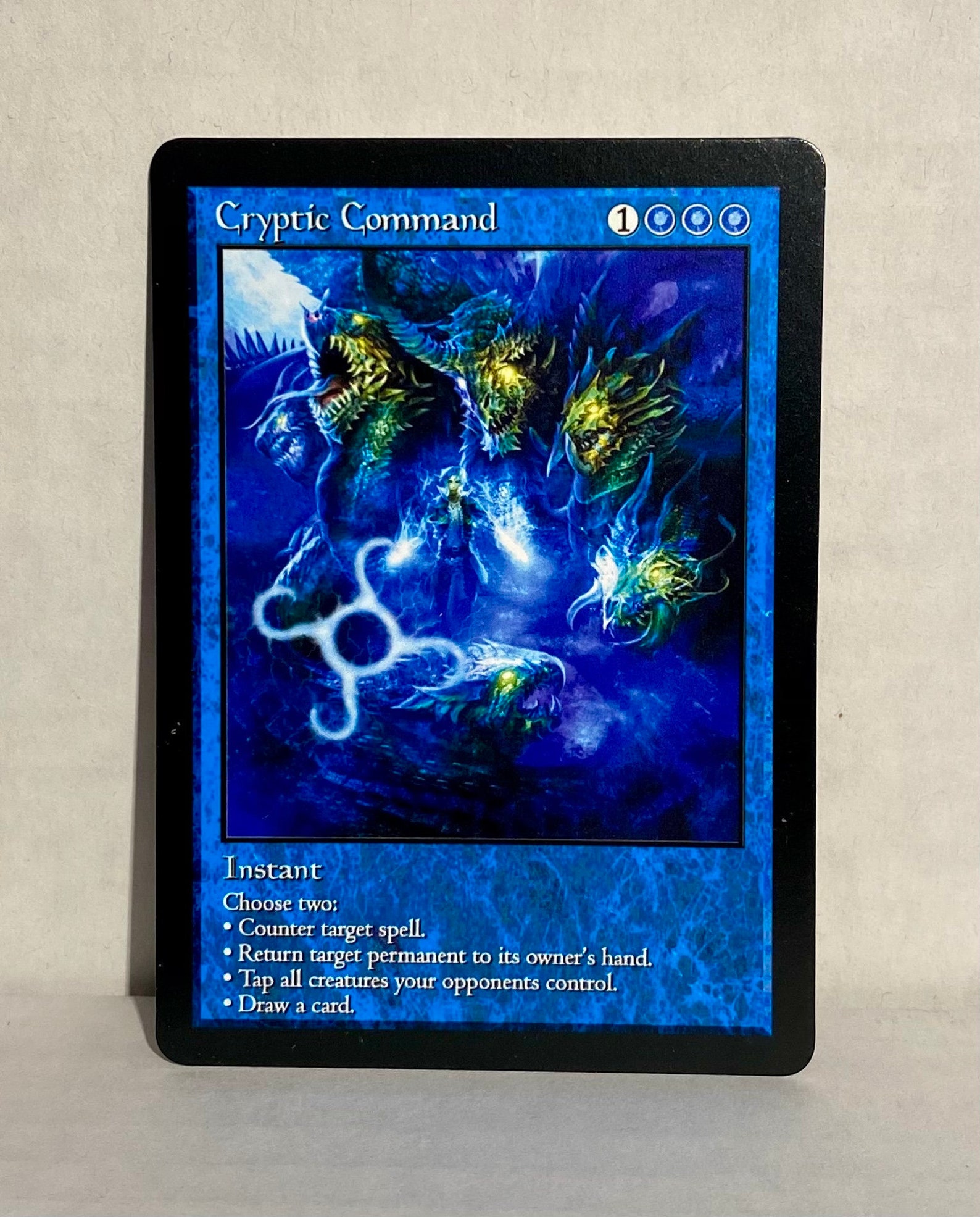 Cryptic Command custom Card Alternate Art - Etsy