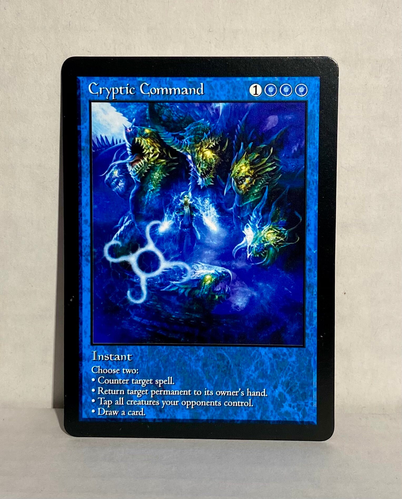 Cryptic Command (custom Card Alternate Art) - Etsy