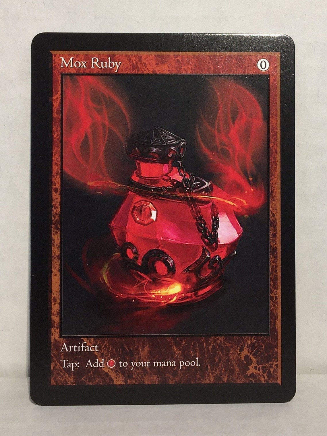 Mox Ruby V.2 Custom Card Alternate Art | Etsy
