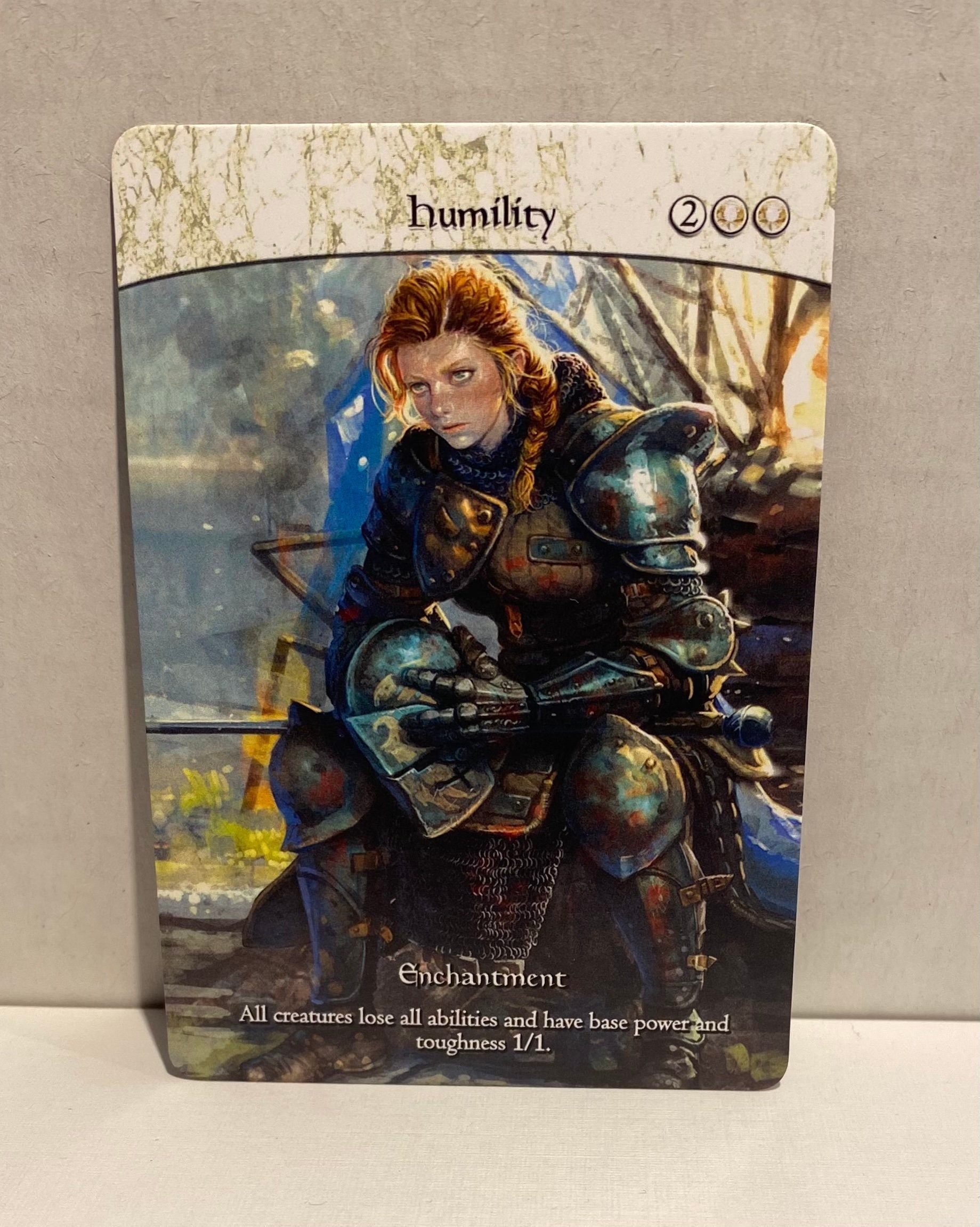 Humility custom Card Alternate Full Art | Etsy