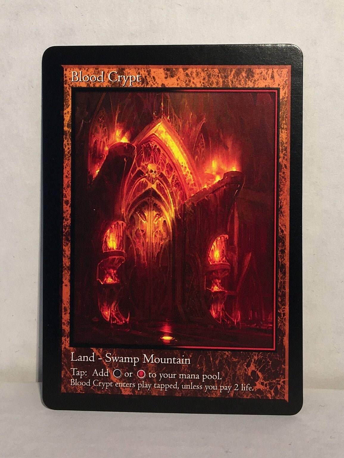 Blood Crypt (custom Card Alternate Art) - Etsy