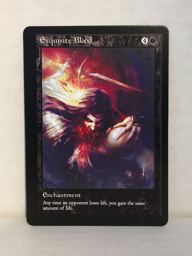 Exquisite Blood custom Card Alternate Art - Etsy Canada