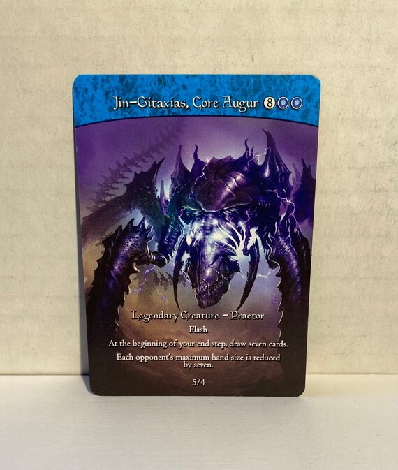Jin-gitaxias Core Augur custom Card Alternate Full Art | Etsy