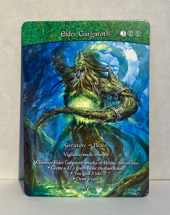 Elder Gargaroth custom Card Alternate Full Art | Etsy Canada