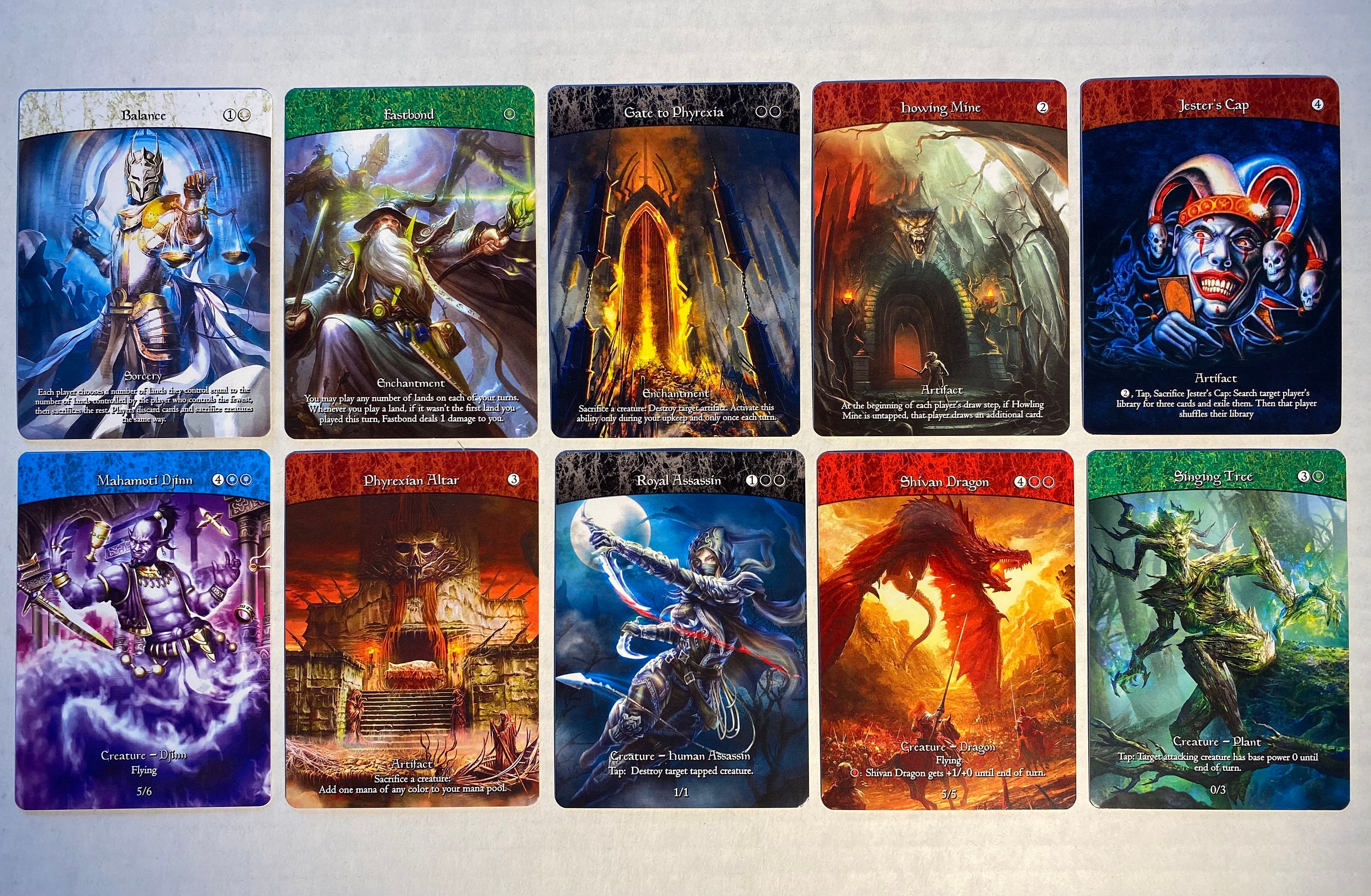 FULL ART borderless Art Collection 300 Custom Cards With | Etsy