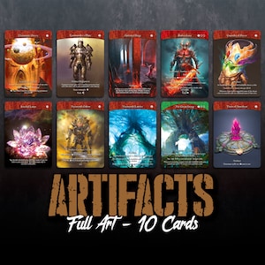 Full Art Modern Artifacts - 10 Card Bundle (custom Cards Alternate Art ...