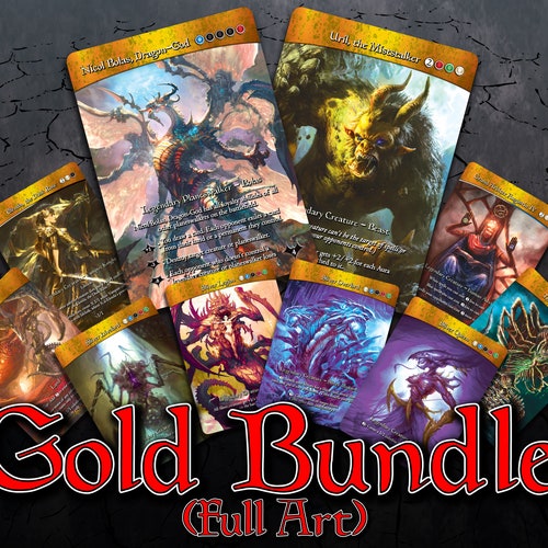 Full Art Modern Artifacts 10 Card Bundle custom Cards - Etsy