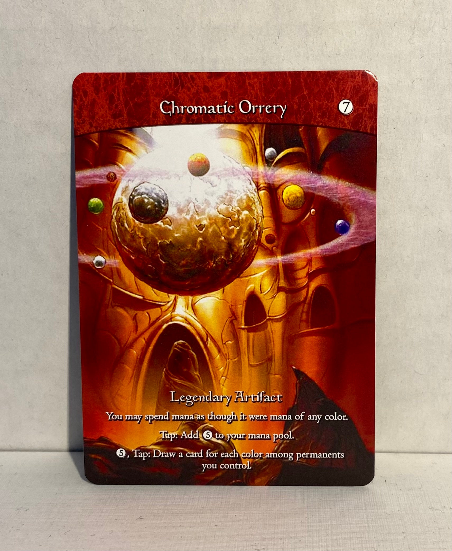Chromatic Orrery custom Card Alternate Full Art - Etsy