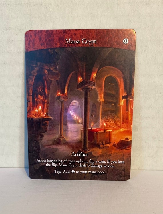 Mana Crypt 5 custom Card Alternate Full Art - Etsy