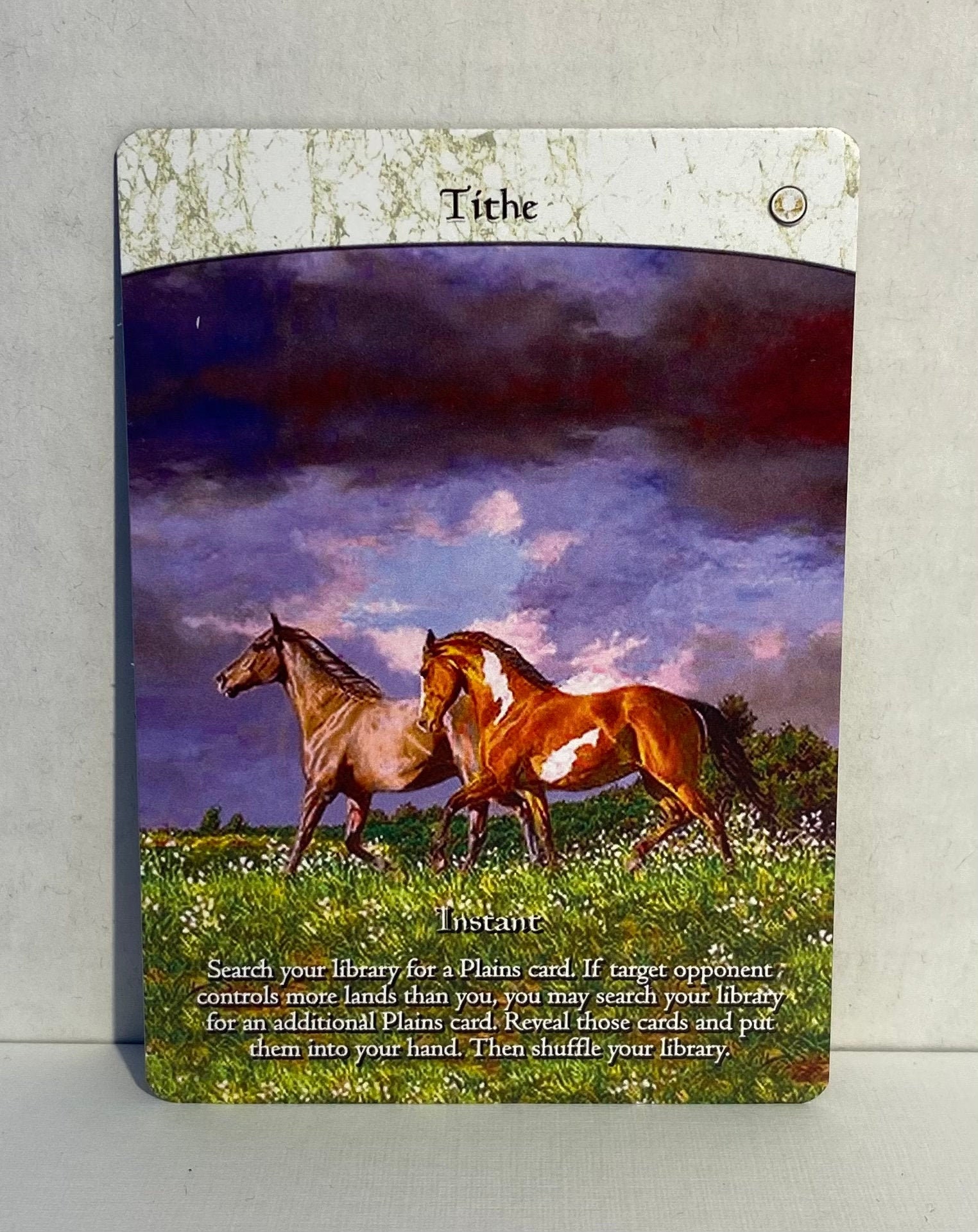 Tithe Custom Card Alternate Full Art | Etsy