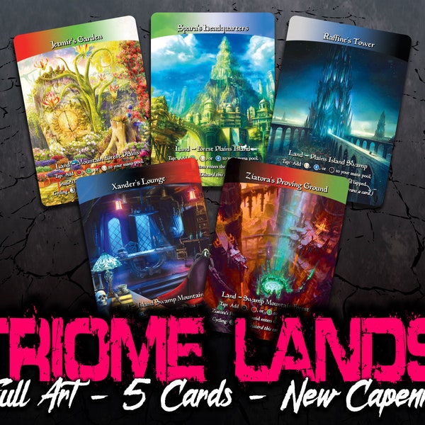 Mtg Triome Lands - Etsy