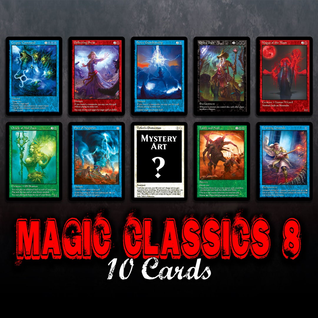 Magic Classics Series #8 Custom Cards Altered Art + 2 Bonus Cards - Etsy
