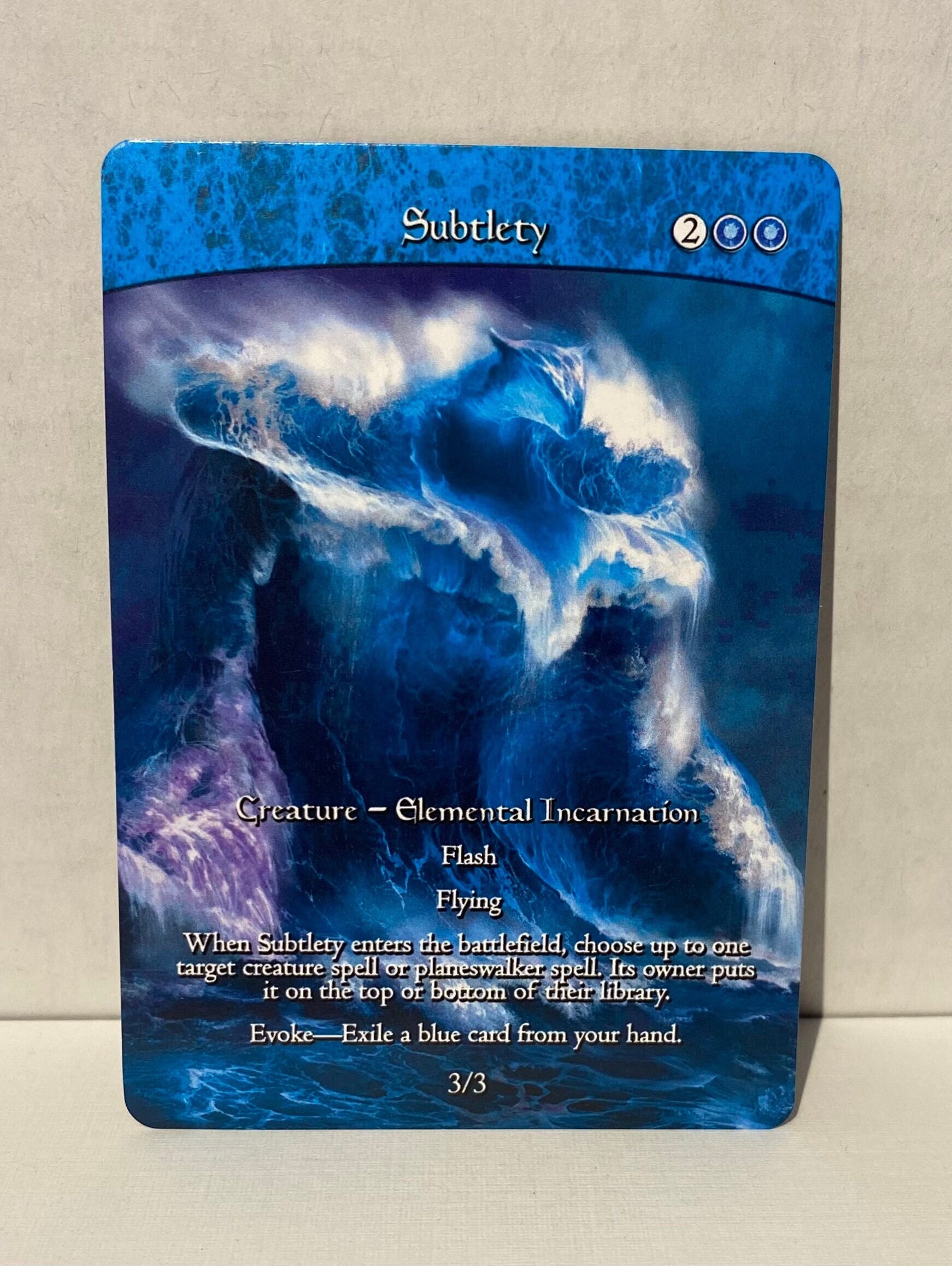 Subtlety (custom Card Alternate Full Art) - Etsy Canada