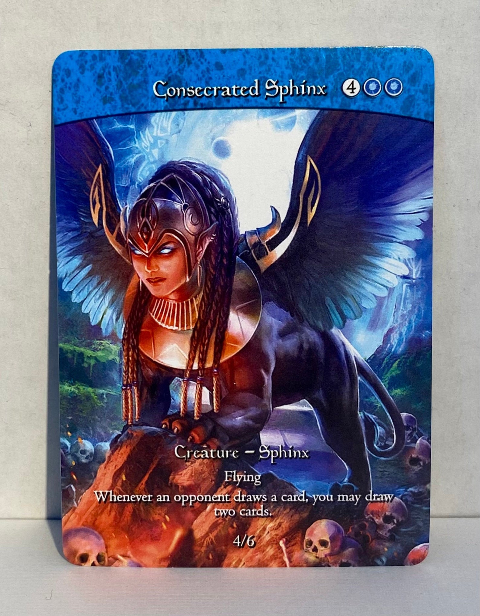 Consecrated Sphinx custom Card Alternate Full Art - Etsy