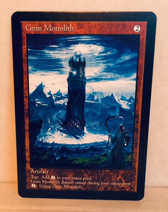 Grim Monolith Custom Card Alternate Art | Etsy