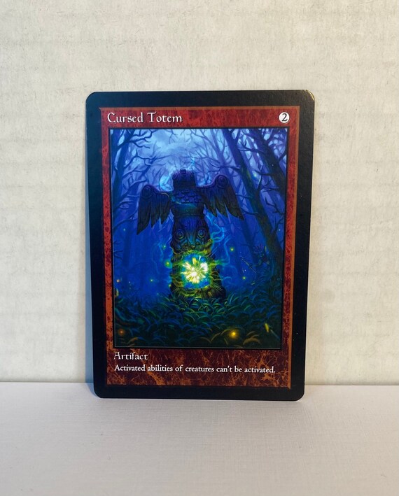 Cursed Totem custom Card Alternate Art | Etsy
