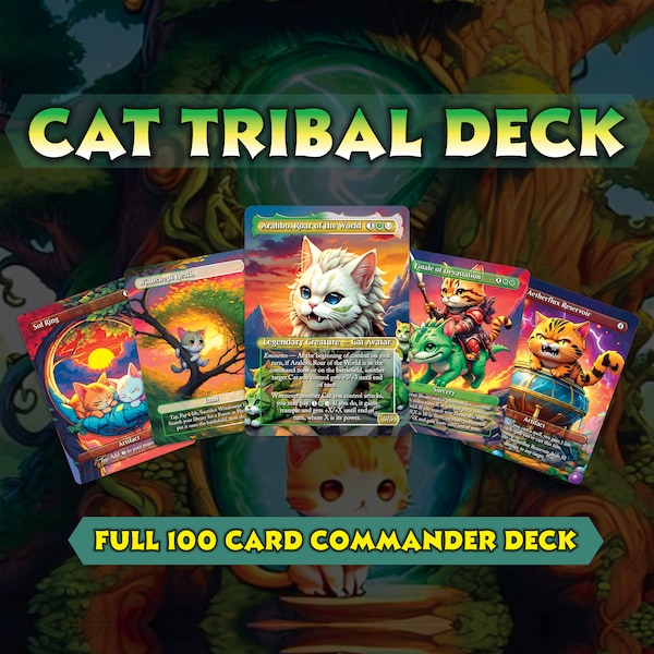 Mtg Proxy Deck Cat - Etsy