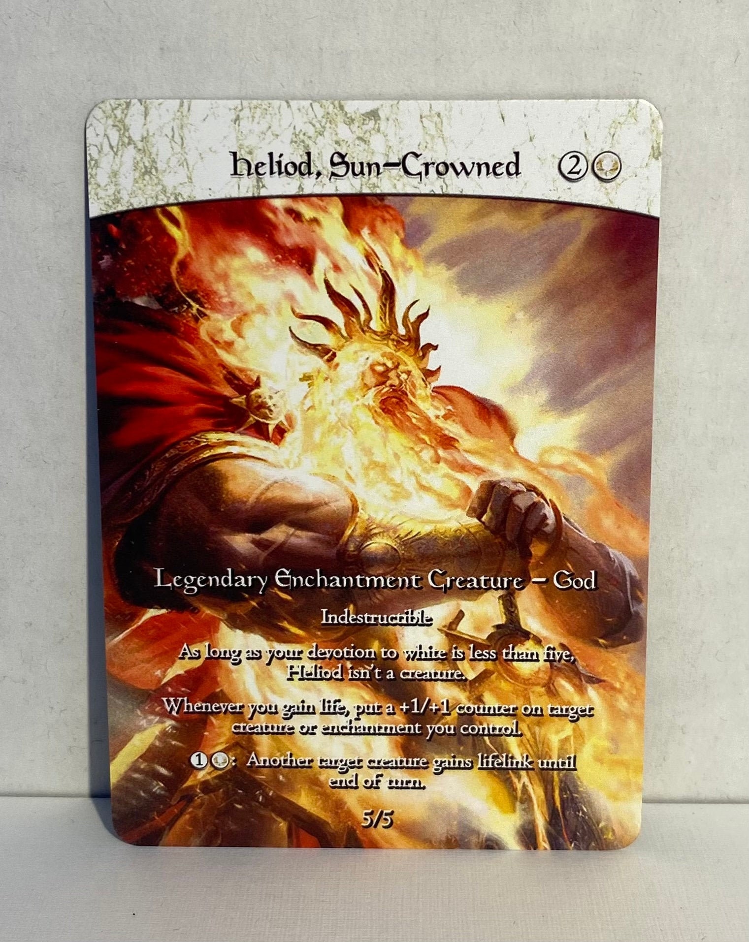 Heliod Sun-crowned custom Card Alternate Full Art | Etsy