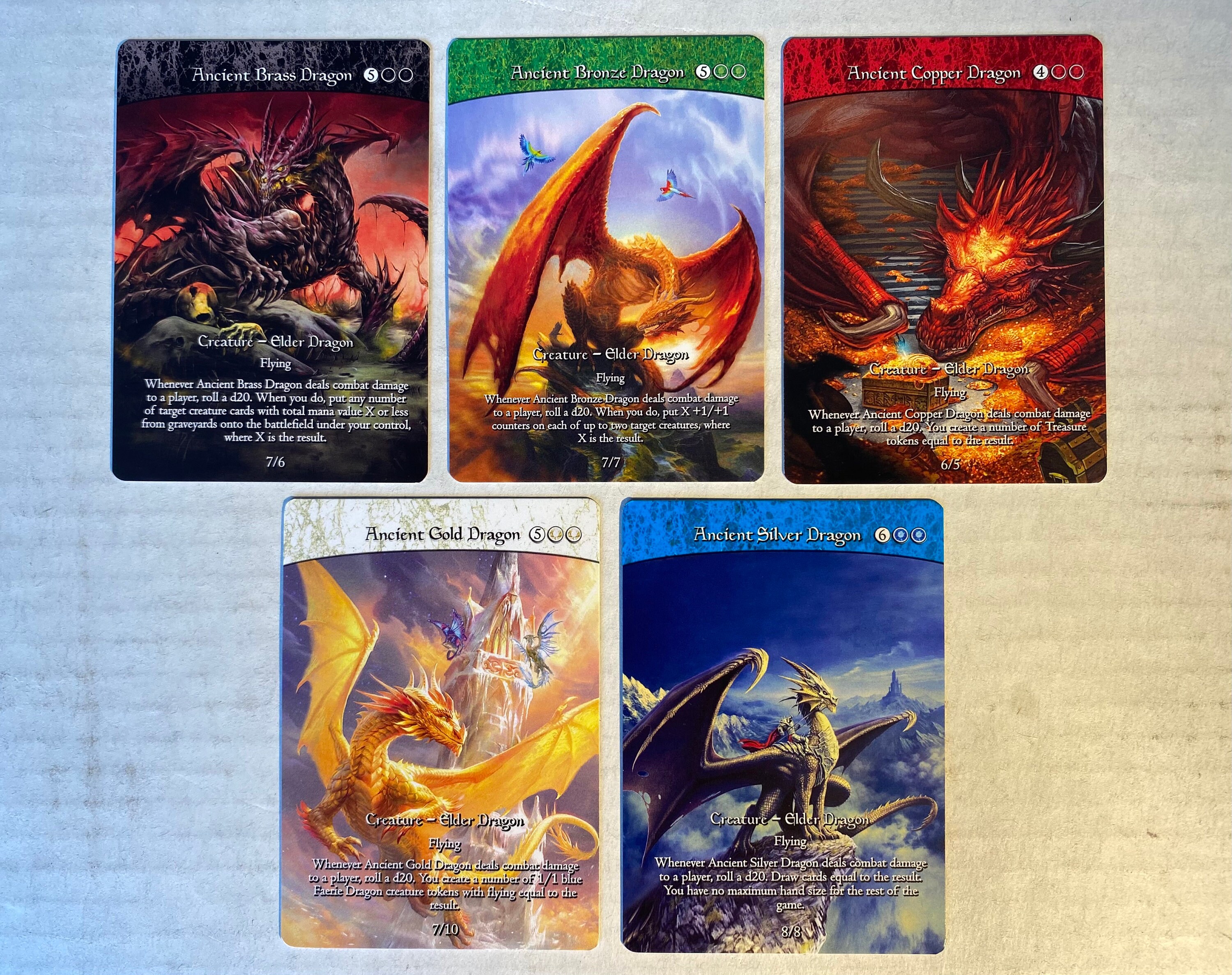 DRAGONS 22 Card Bundle 19 Full Art Cards 3 With Black - Etsy