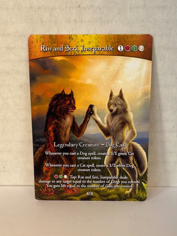 Rin and Seri Inseparable custom Card Alternate Full Art - Etsy